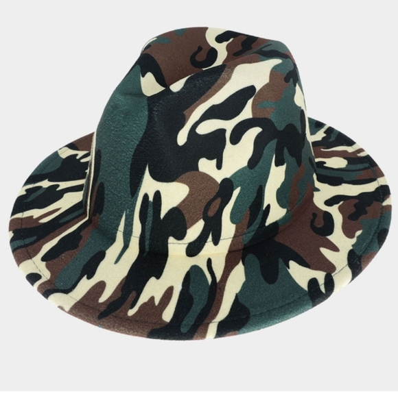 Accessories | Camouflage Patterned Panama Hat | Poshmark